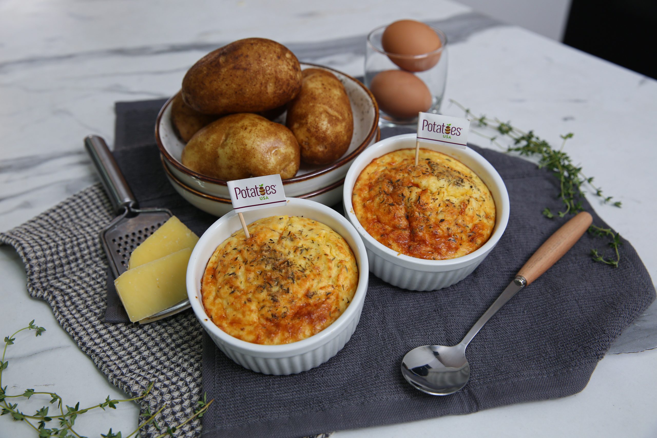 U.S. Potato & Herb Soufflé - Potatoes USA